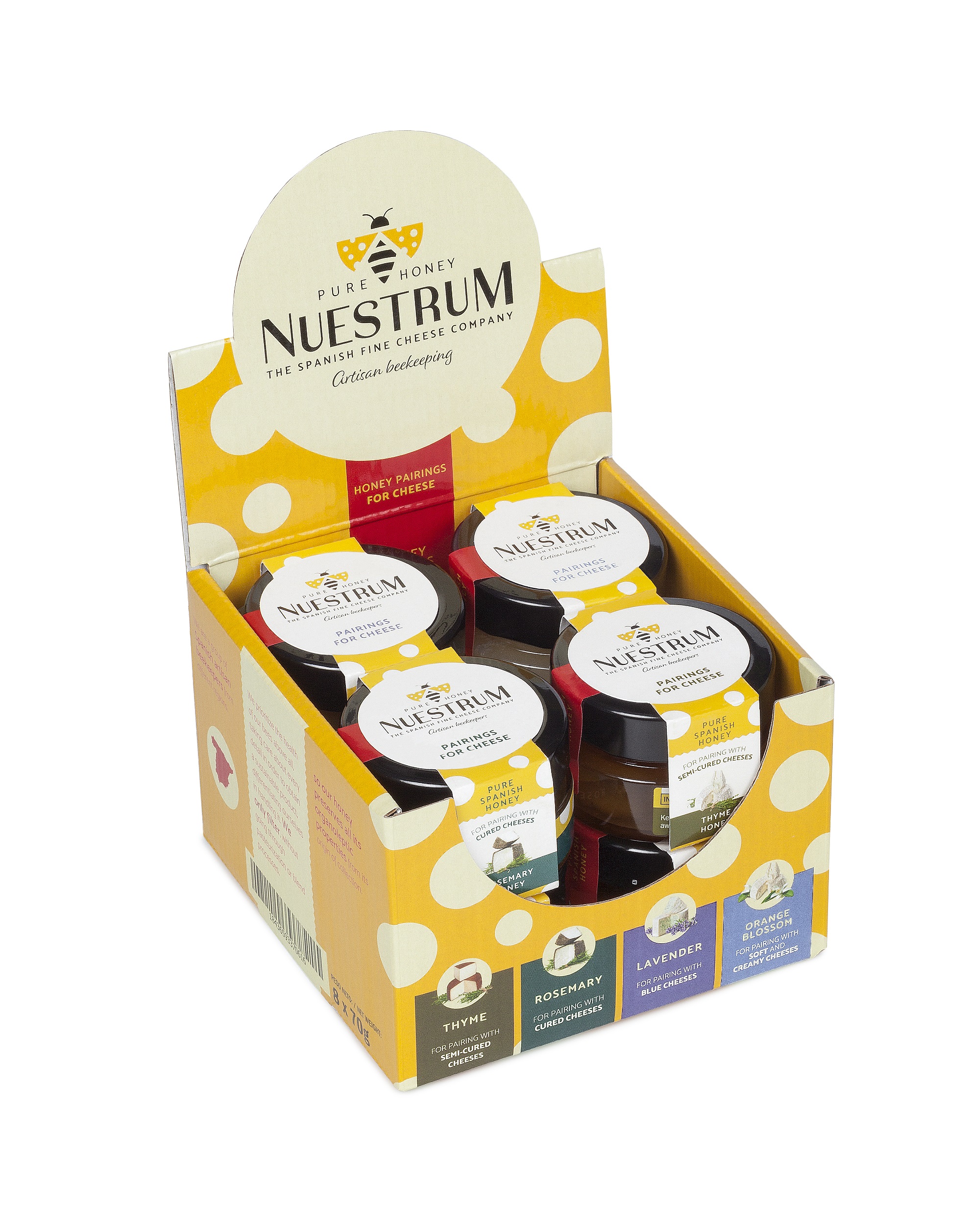 TM Honung Mixlåda 4 sorter - Möllans Ost